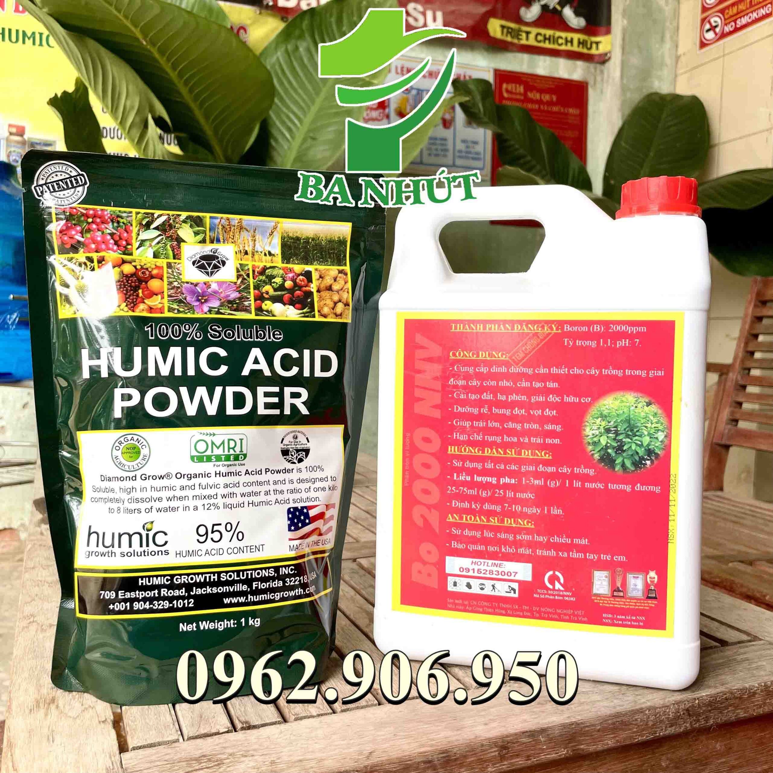 Combo HUMIC MỸ 1kg Và HUMIC RICH RONG BIỂN 5 Lít – Dưỡng Cây Khỏe, Ra ...